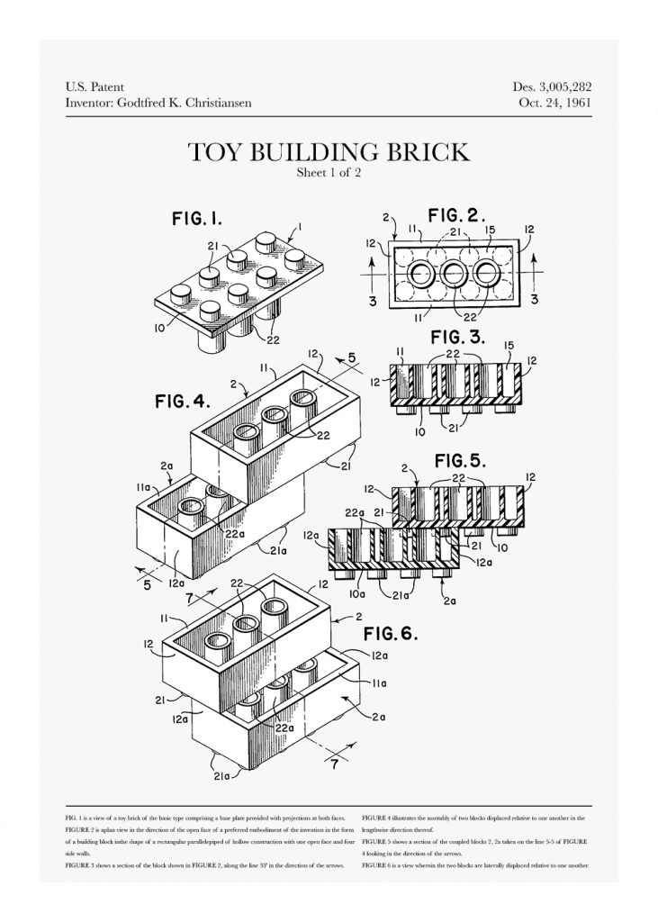 Tavelvägg med Lego-inspirerande posters - Madde Design