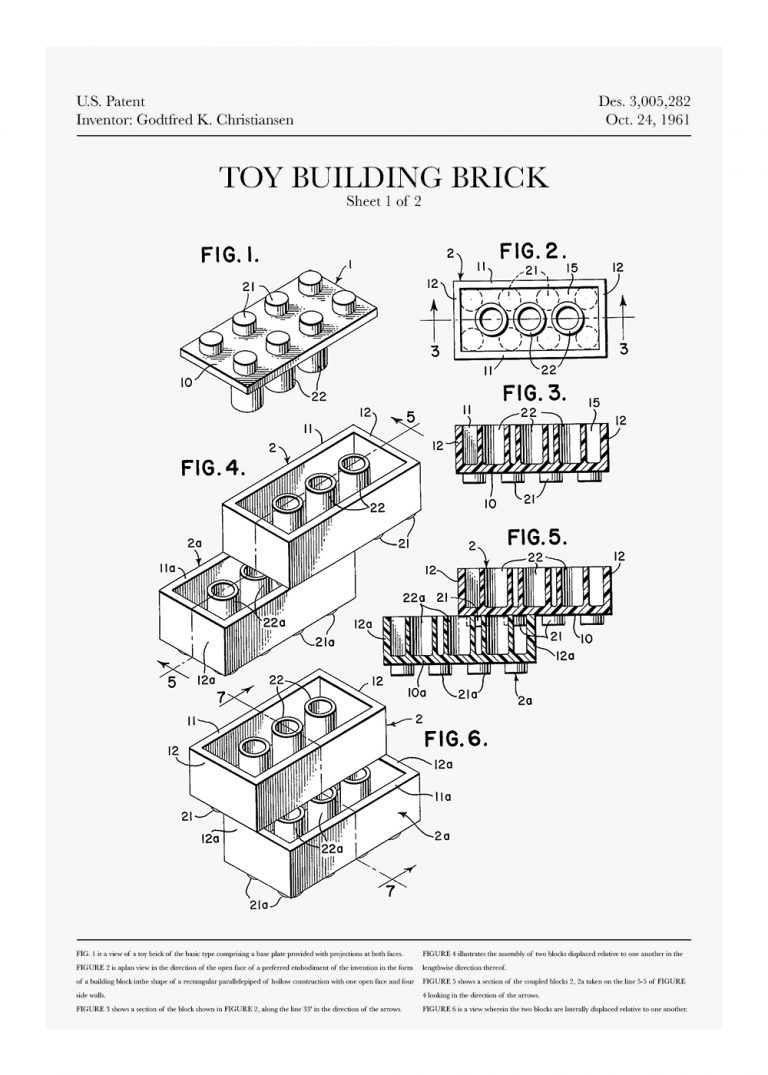 Tavelvägg med Lego-inspirerande posters - Madde Design