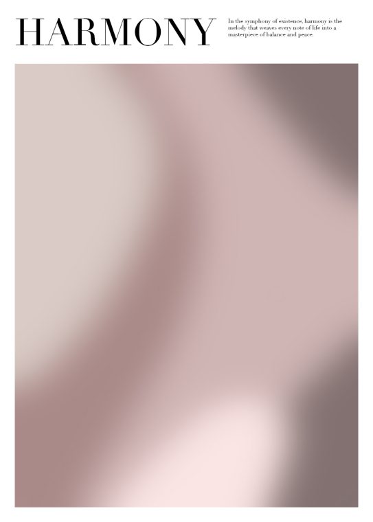 Harmony Poster | Vackra och personliga posters - madde-design.se