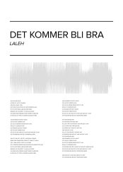 Laleh - Det Kommer Bli Bra Poster | Musikposter och stadskartor