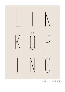 Linköping Poster | Handritade stadskartor och posters